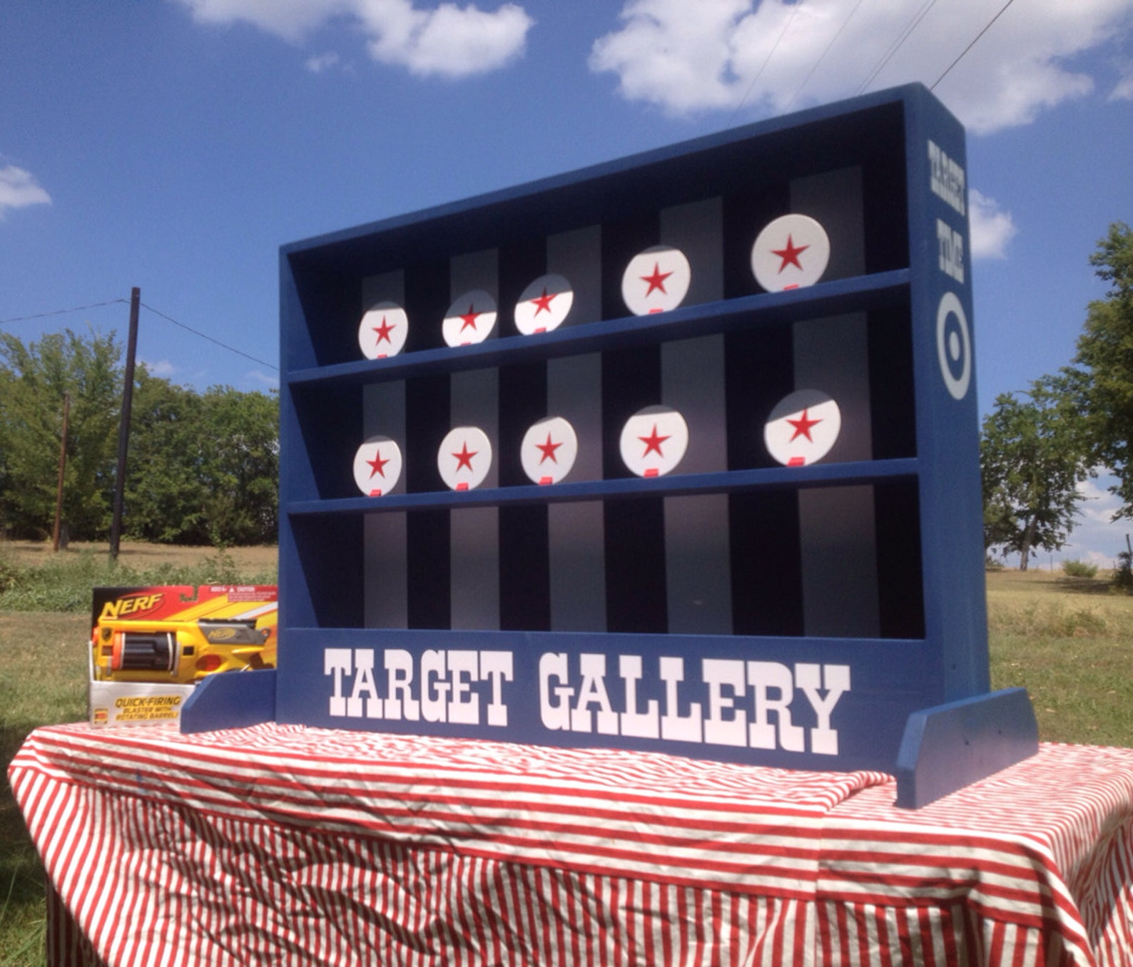 Tabletop Shooting Gallery Carnival Game Compatible With Nerf - Etsy UK