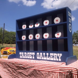 Tabletop Shooting Gallery Carnival Game Compatible With Nerf Guns ...
