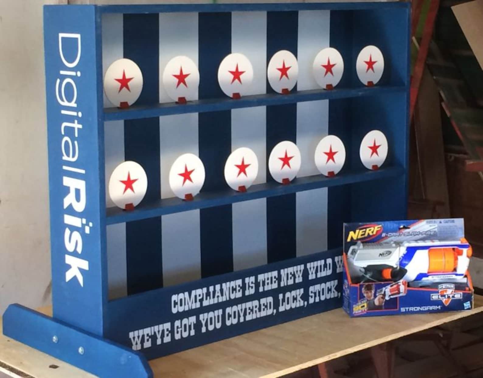 Shooting Gallery Carnival Game Compatible With Nerf Guns. Trade Show ...