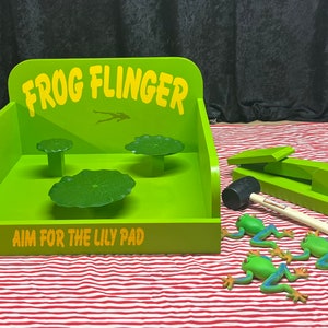 Deluxe Frog Flinger Carnival Game. Perfect for Trade Show, Rental ...
