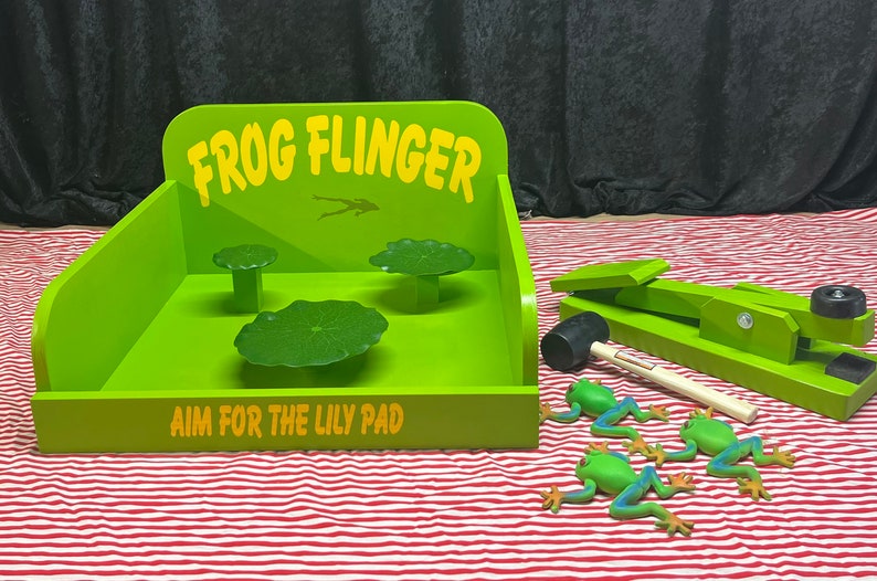 Deluxe Frog Flinger Carnival Game, Birthday Party Game, VBS, Trade Show ...