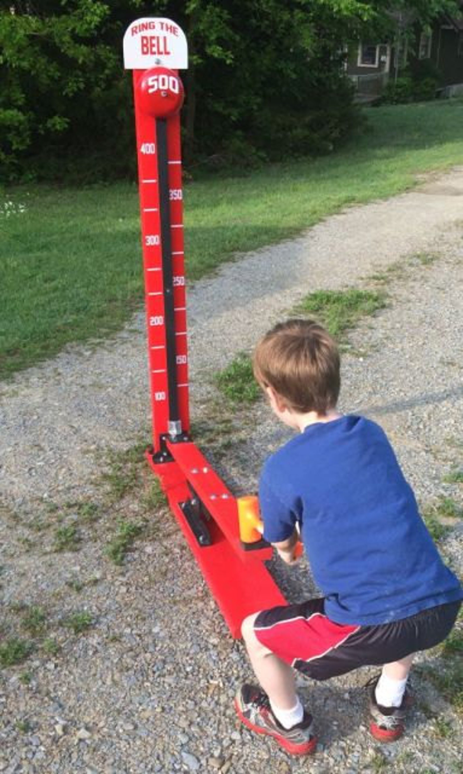 Kid Sized High Striker Strong Man Carnival Game. Perfect for Trade Show ...