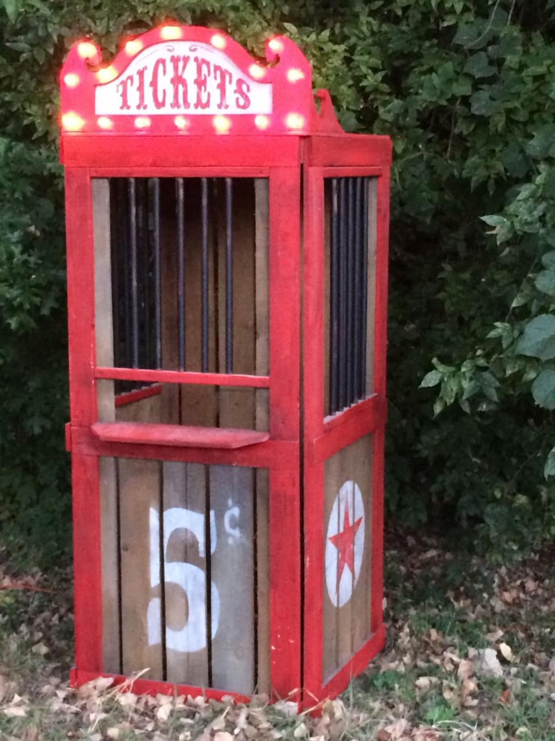 Haunted House Carnival Ticket Booth Halloween Decoration Prop - Etsy