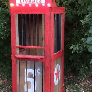Haunted House Carnival Ticket Booth Halloween Decoration Prop Decor ...