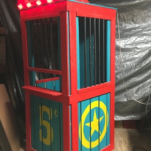 Haunted House Carnival Ticket Booth Halloween Decoration Prop Decor ...
