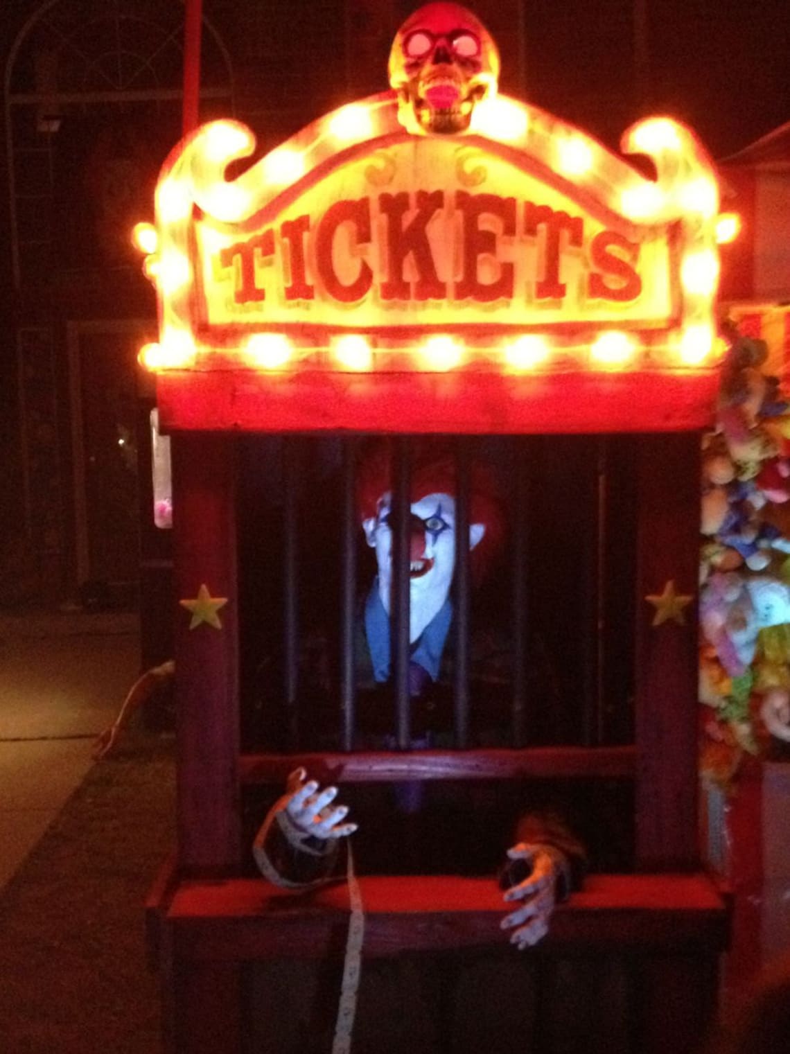 Haunted House Carnival Ticket Booth Halloween Decoration Prop - Etsy