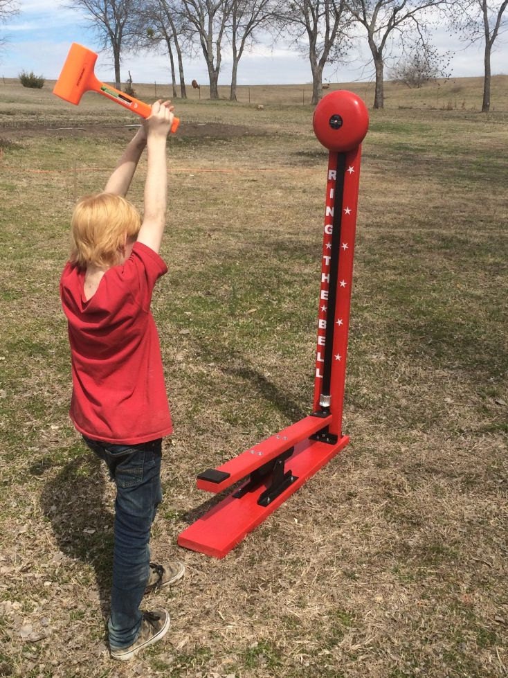 Kid Sized High Striker Strong Man Carnival Game. Perfect for Trade Show ...