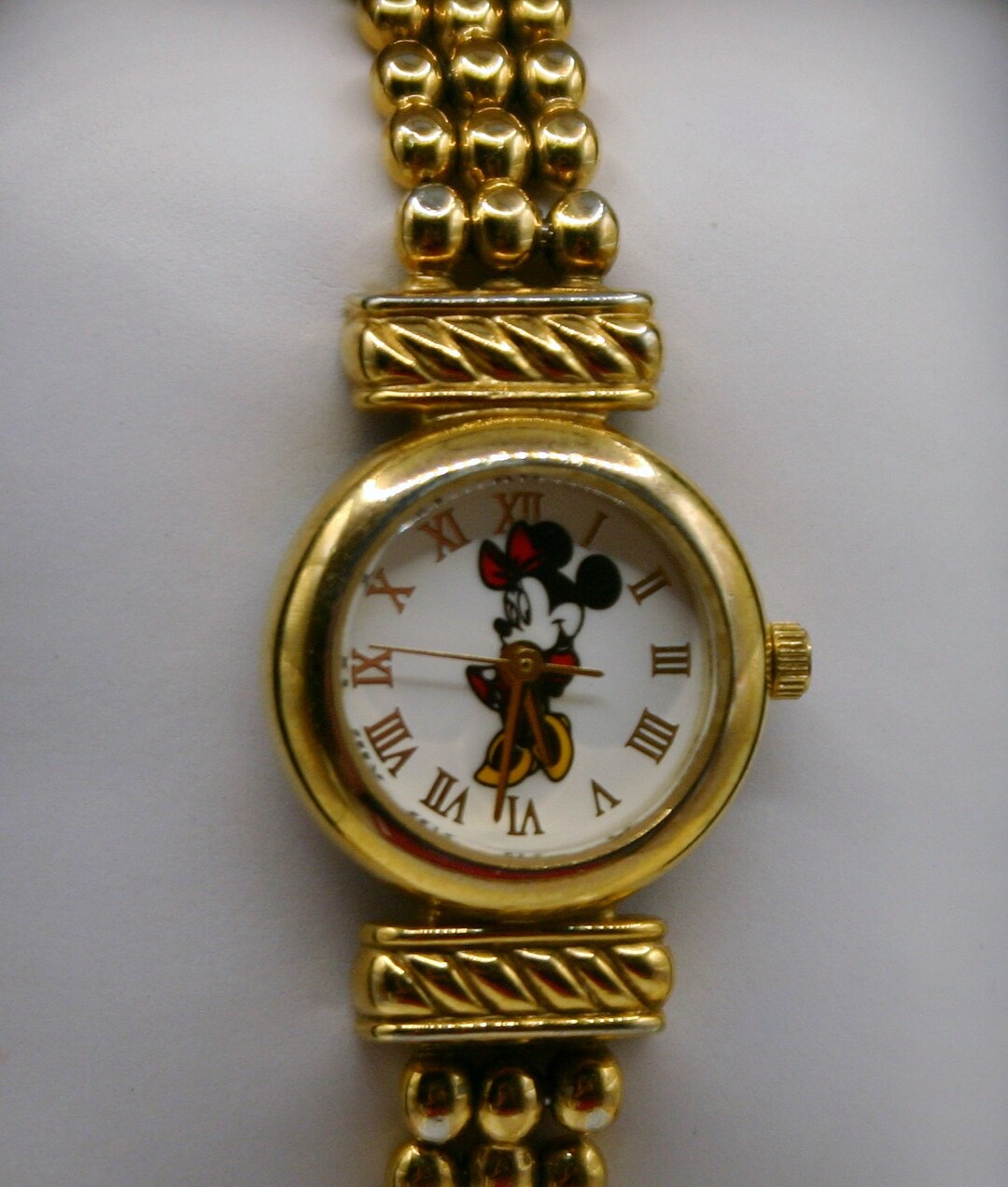 Minnie Mouse Gold Bead Watch - Etsy