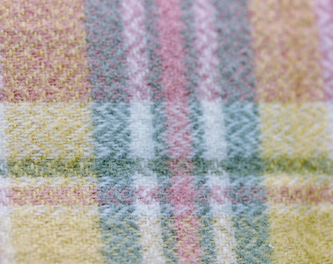 Pink Plaid Flannel Fabric - Etsy