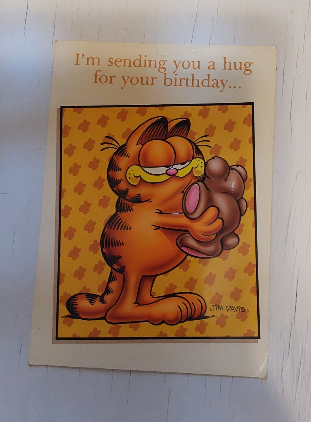 Garfield Funny Cute 1978 Garfield & Co. Buzza Gibson Greeting Card No ...