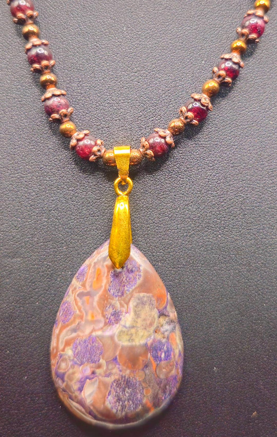 Orgone Stone Pendent With Matching Necklace and Earrings - Etsy
