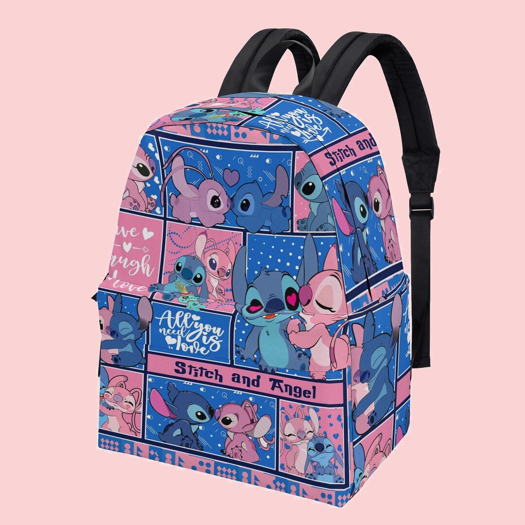 Stitch and Lilo Backpack, Stitch and Lilo Bag, Stitch and Lilo School ...