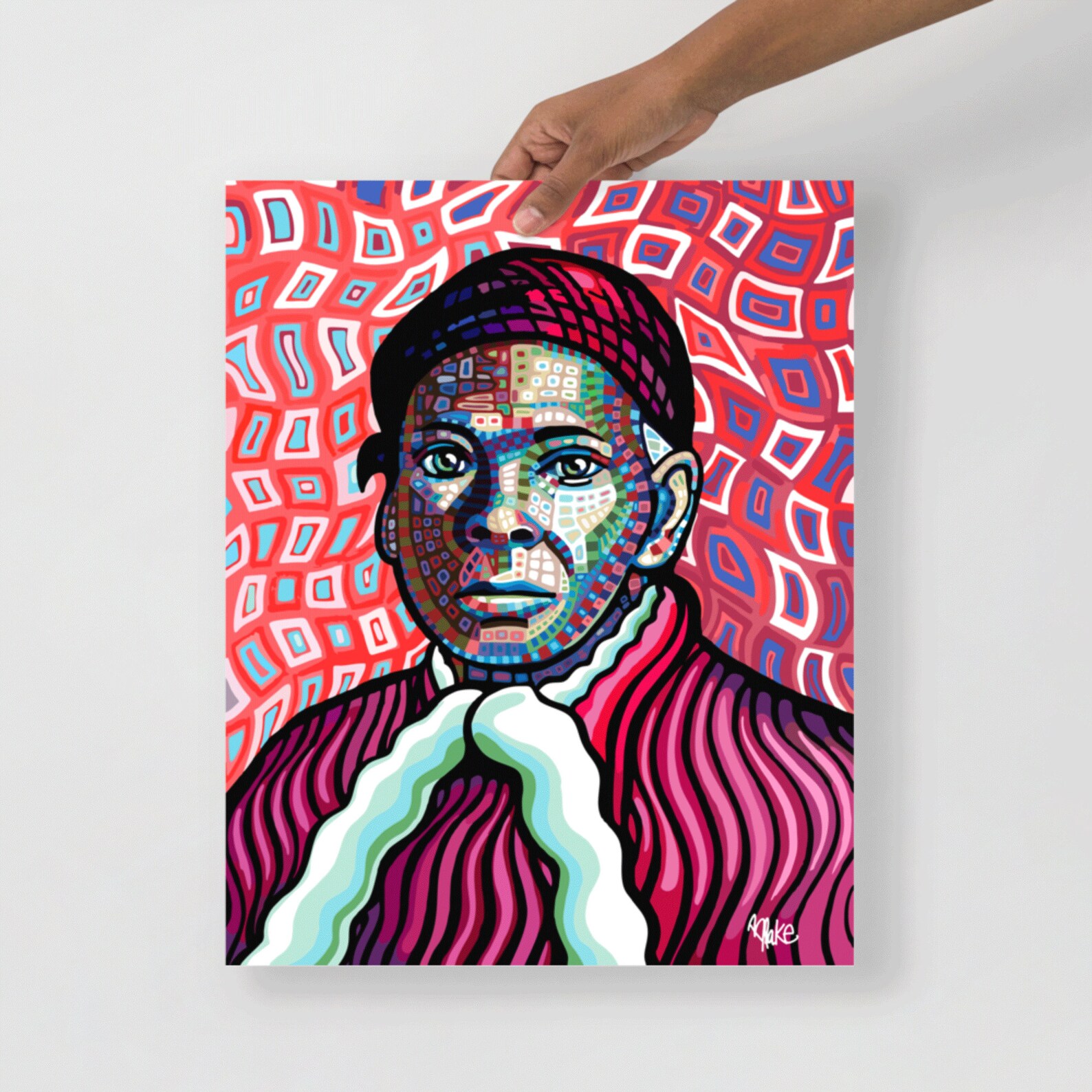 Harriet Tubman Colorful Art Portrait Print 8 X 10 or 12 X 16 - Etsy