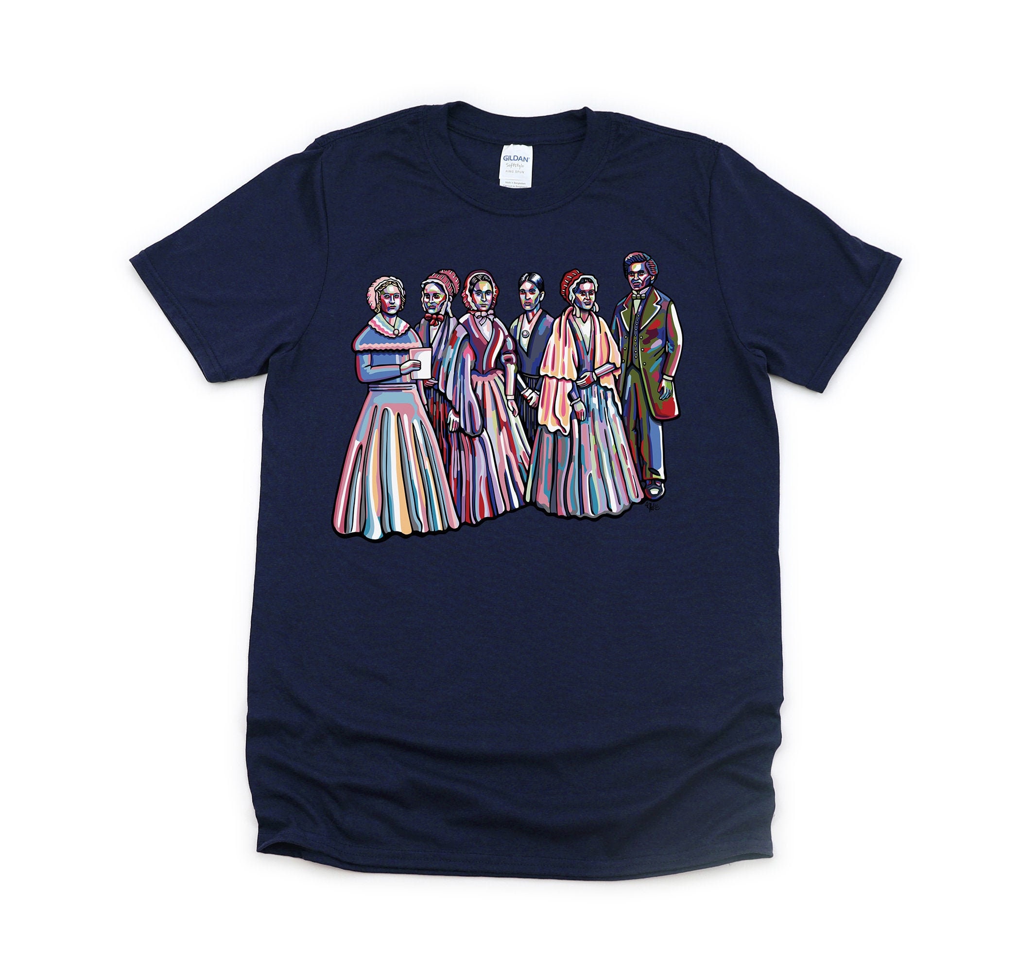 Seneca Falls Convention Figures Design Adult Unisex Tee Shirt Original ...