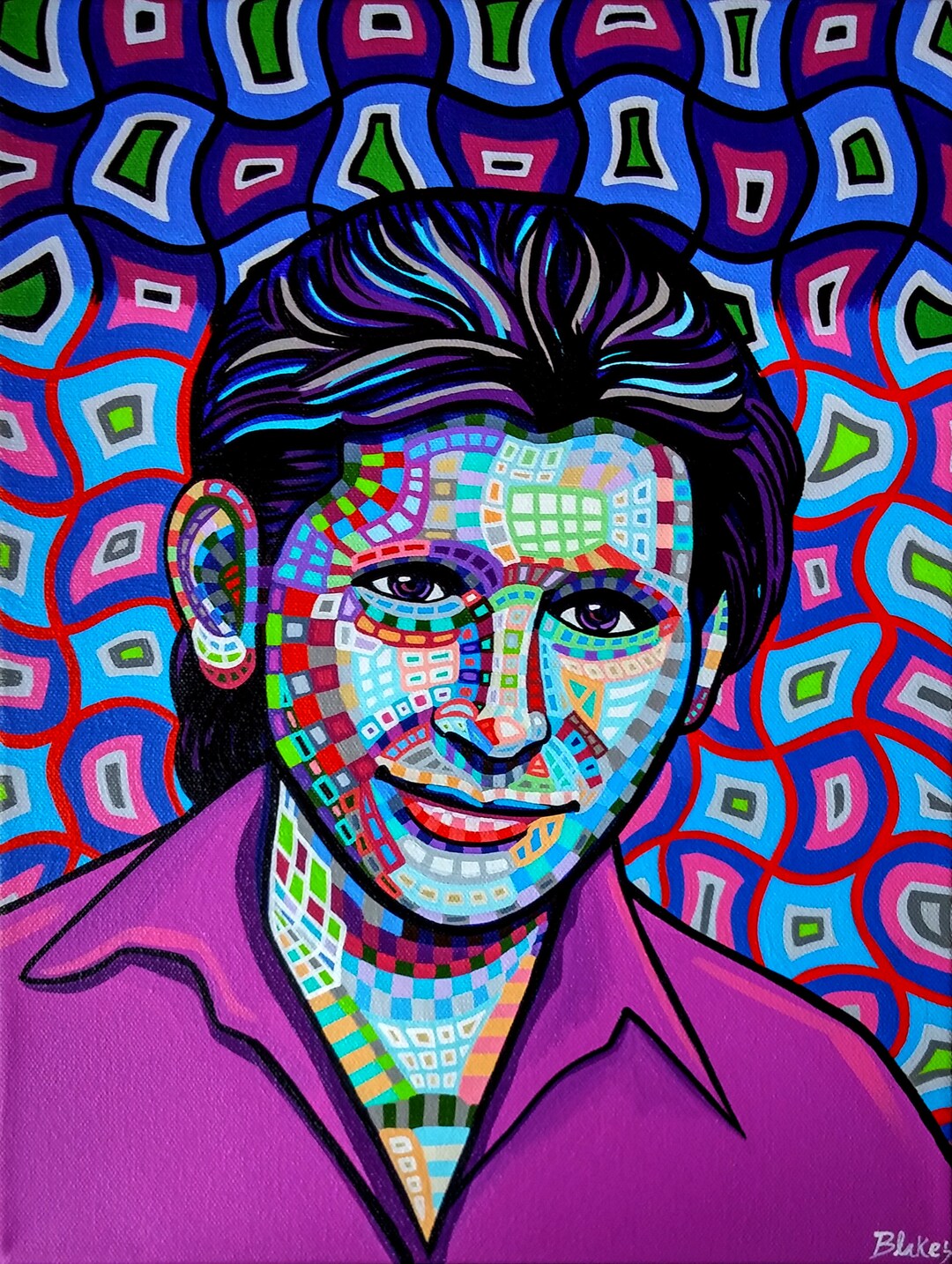 Sylvia Rivera Art Portrait Print 8" X 10" or 12 X 16" - Etsy
