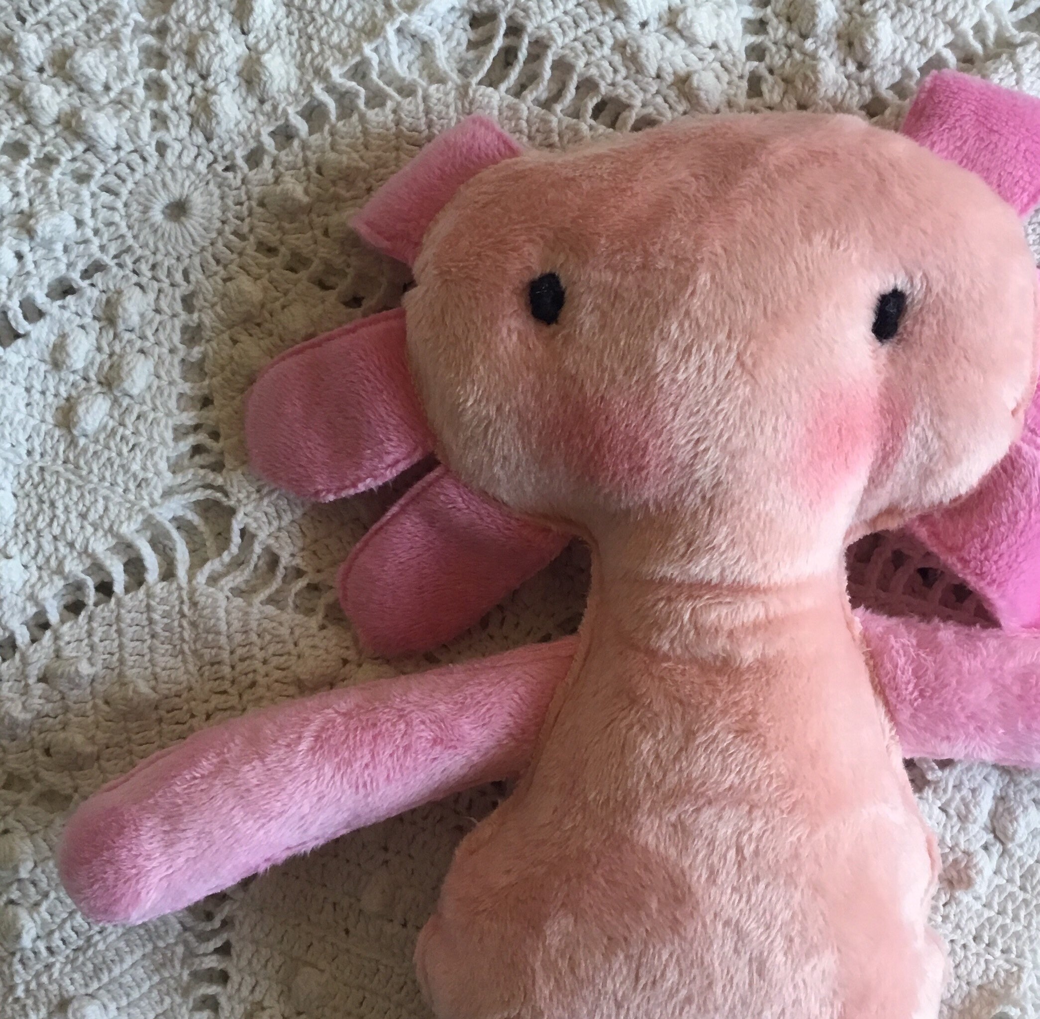 Ax Axolotl Doll Plush Pink Toy - Etsy