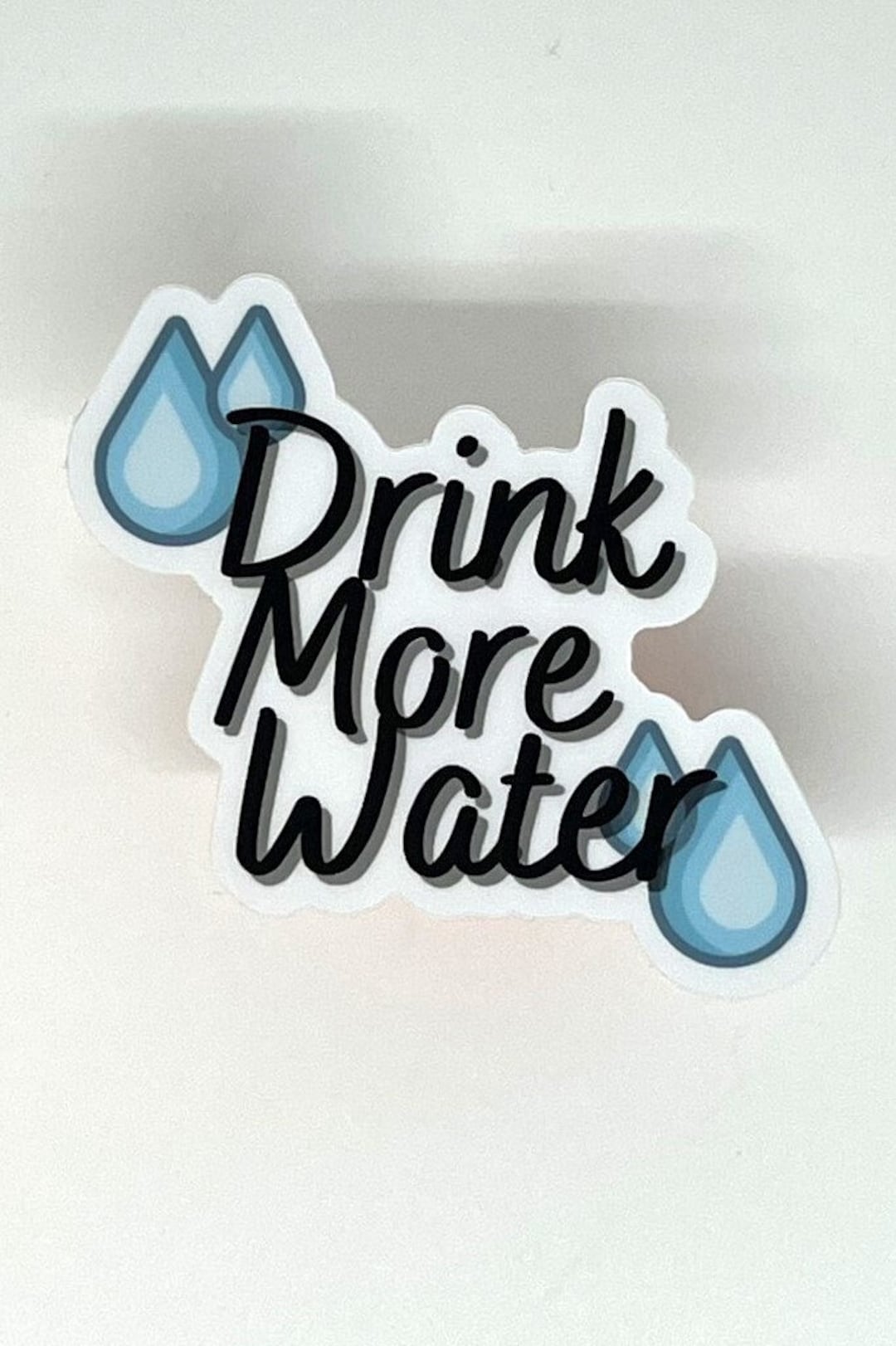 Drink More Water Sticker / Waterproof and Dishwasher Safe / Laptop ...
