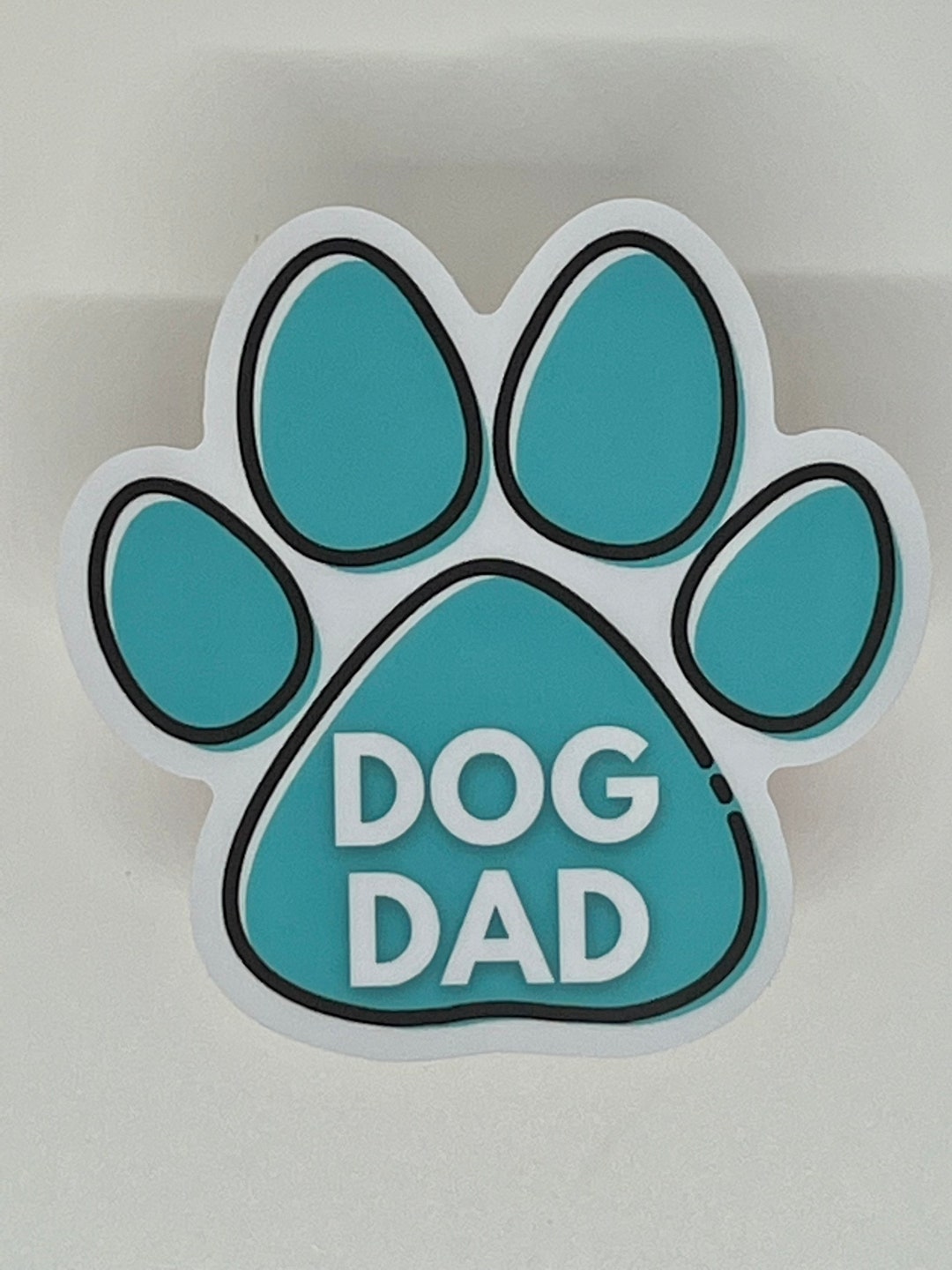 Dog Dad Sticker / Paw Sticker / Waterproof and Dishwasher Safe / Laptop ...