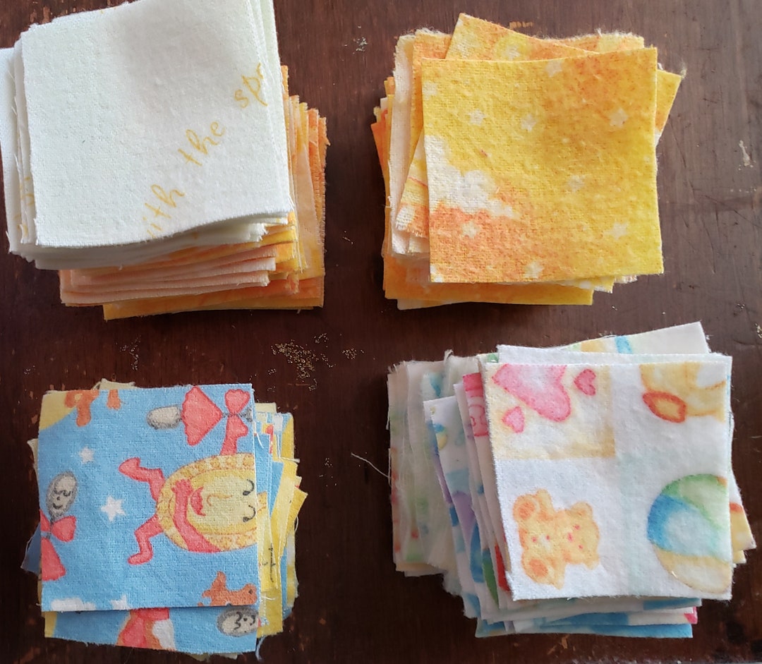 225 Pc Flannel Square, OOP Fabric, Pre Cut Flannel Fabric, Quilt ...