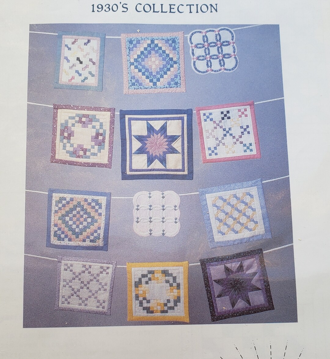 Little Heirlooms 1930s Mini Quilt Pattern Sewing Instruction - Etsy