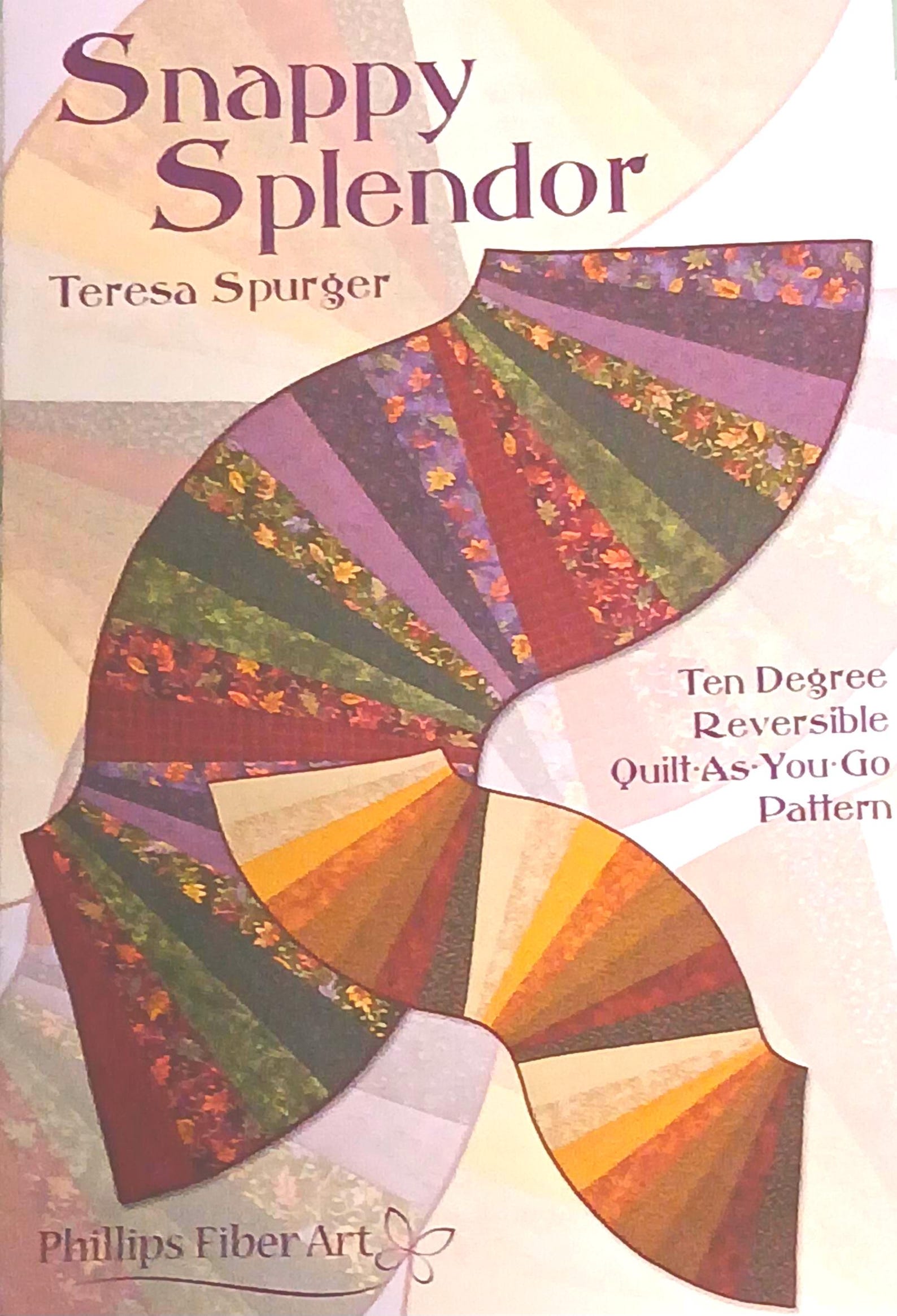 Snappy Splendor, Reversible Runner, Quilt as You Go, Phillips Fiber Art ...