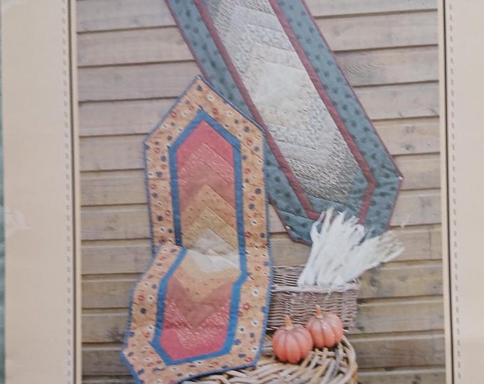 Braid Runner Table Runner Quilt Pattern: Vintage Quilt-as-you-go Design ...