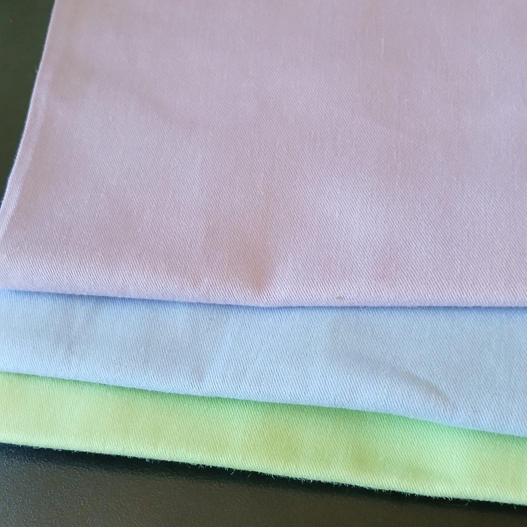 Soft Pastel Cotton Fat Quarter Pack: Lavender, Mint, Blue - Etsy