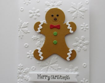 Christmas Gift Card Holder, Gingerbread Man - Etsy
