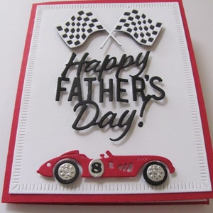 Father's Day Card, Race Car Card, Dads, Happy Father's Day Card ...