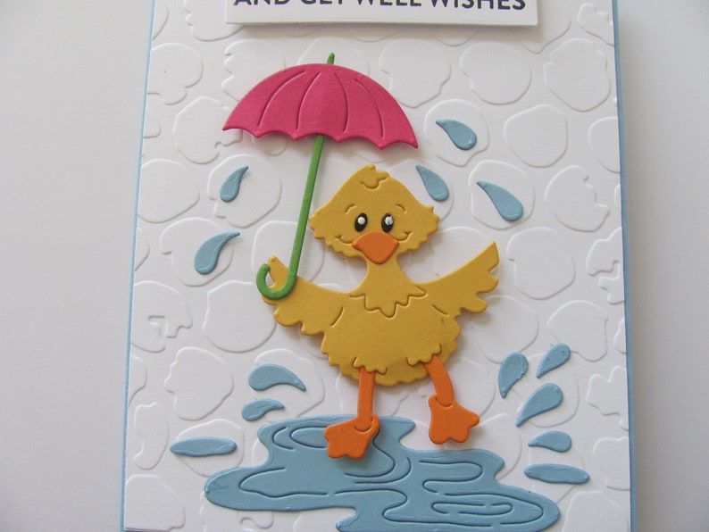 Get Well Duck Card Get Well Soon Card Duck Card Sending - Etsy
