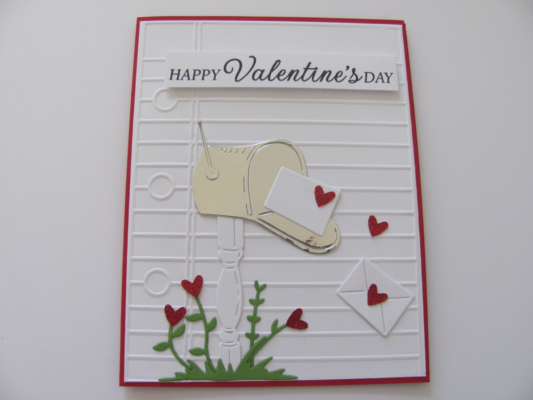 Valentine's Day Love Letter Card, Happy Valentines Day Card, Valentine ...