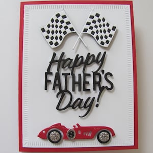 Father's Day Card, Race Car Card, Dads, Happy Father's Day Card ...