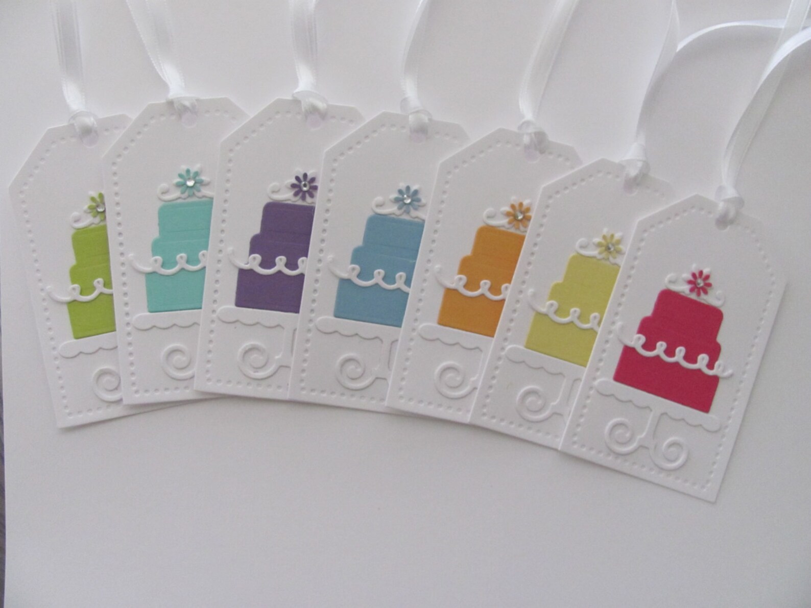 Birthday Tags Birthday Favor Tags Birthday Cake Tags Cake - Etsy