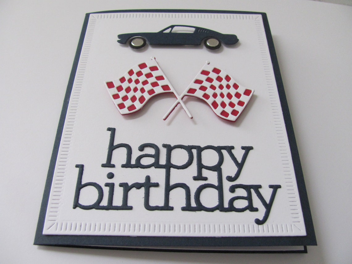 Mustang Birthday Card Birthday Car Card Happy Birthday Car - Etsy