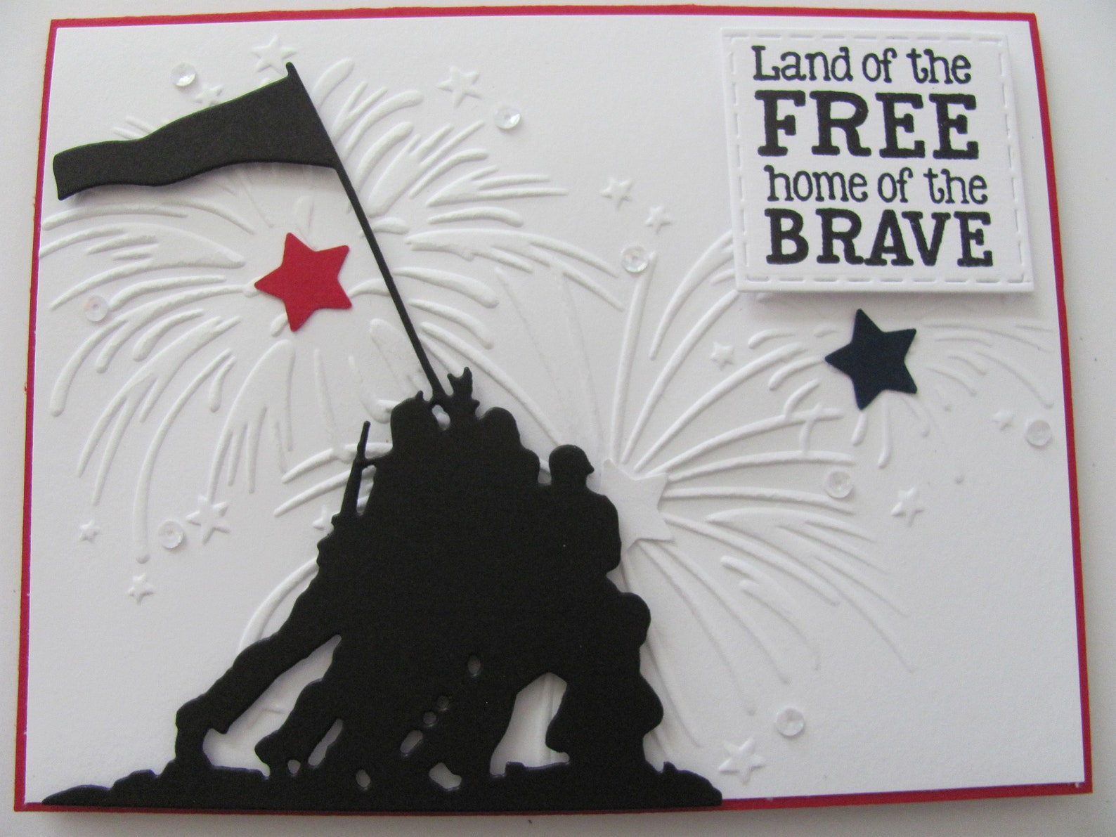 Patriotic Greeting Card Veterans Day Card Memorial Day Card - Etsy