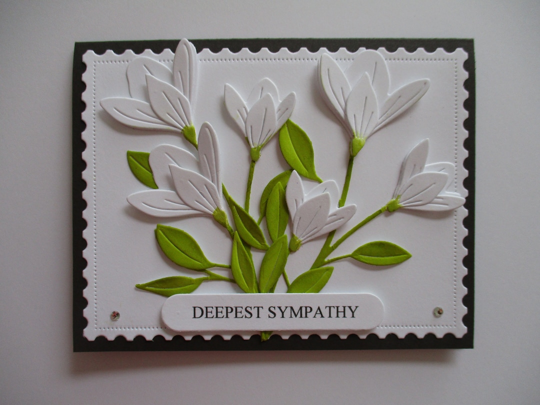 Deepest Sympathy Card, Condolence Card, Greeting Cards Handmade ...