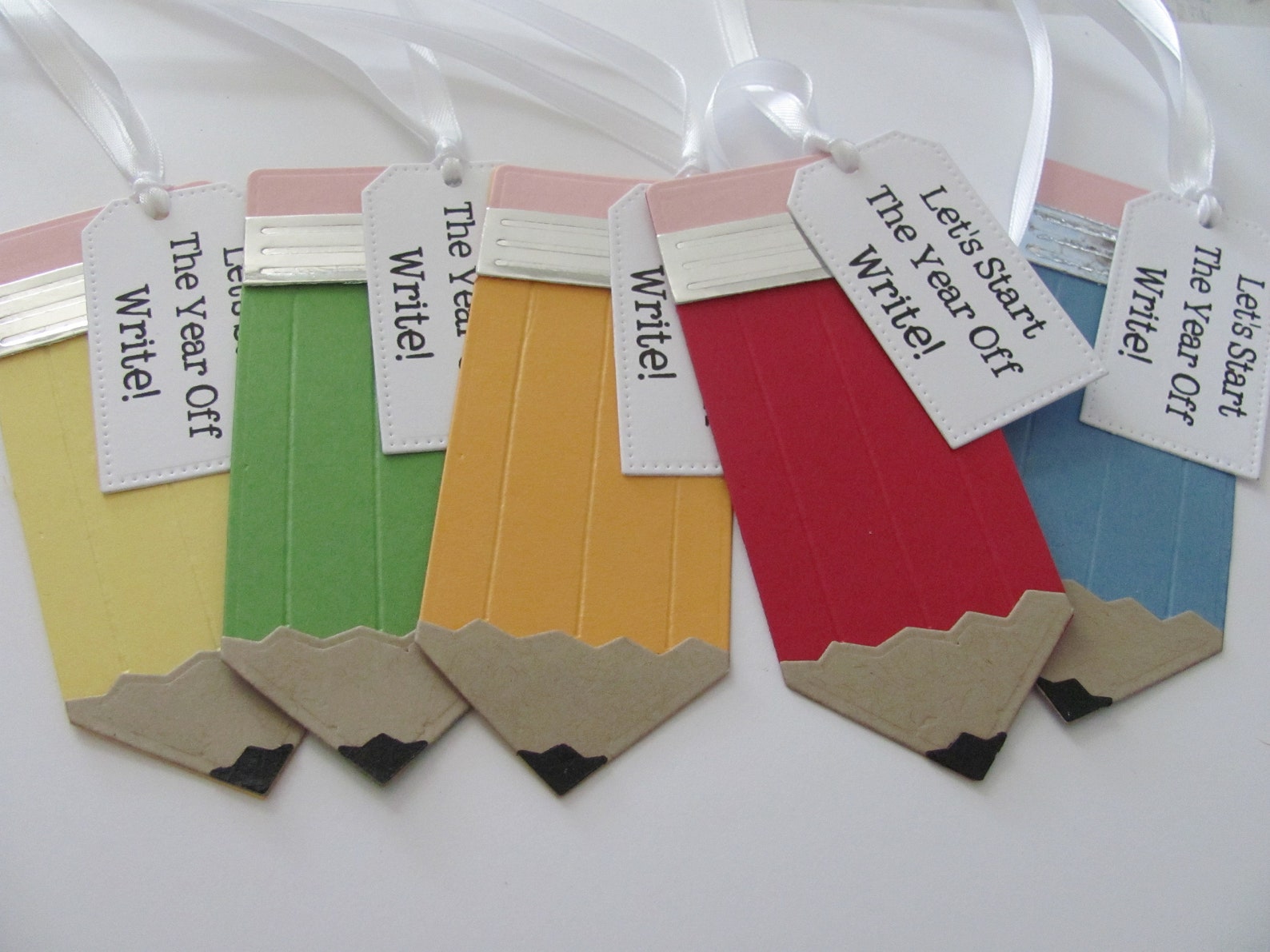 Let's Start the Year off Write Teacher Tags Teacher Favor - Etsy