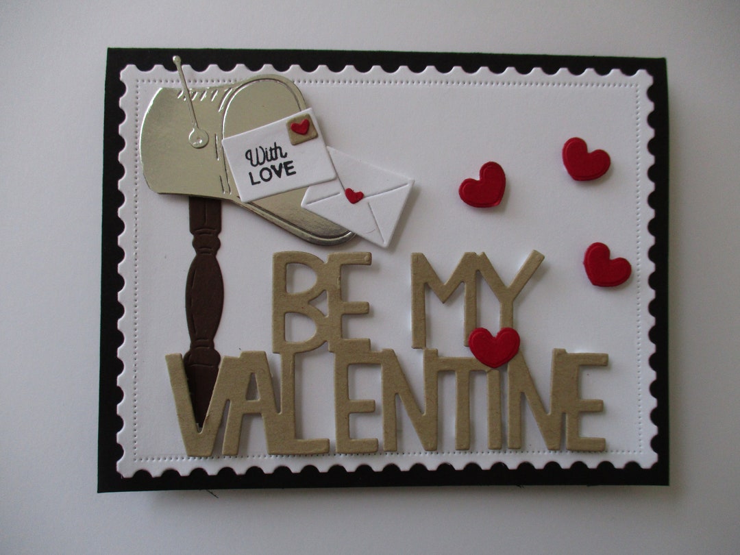 Valentine's Day Love Letter Card, Be My Valentine Card, Valentine's Day ...