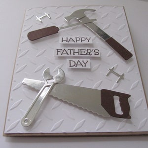 Father's Day Tool Card, Tool Card, Card for Dad, Handmade Tool Card for ...