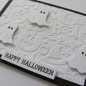 Halloween Ghost Card,handmade Halloween Card, Happy Halloween Cards ...