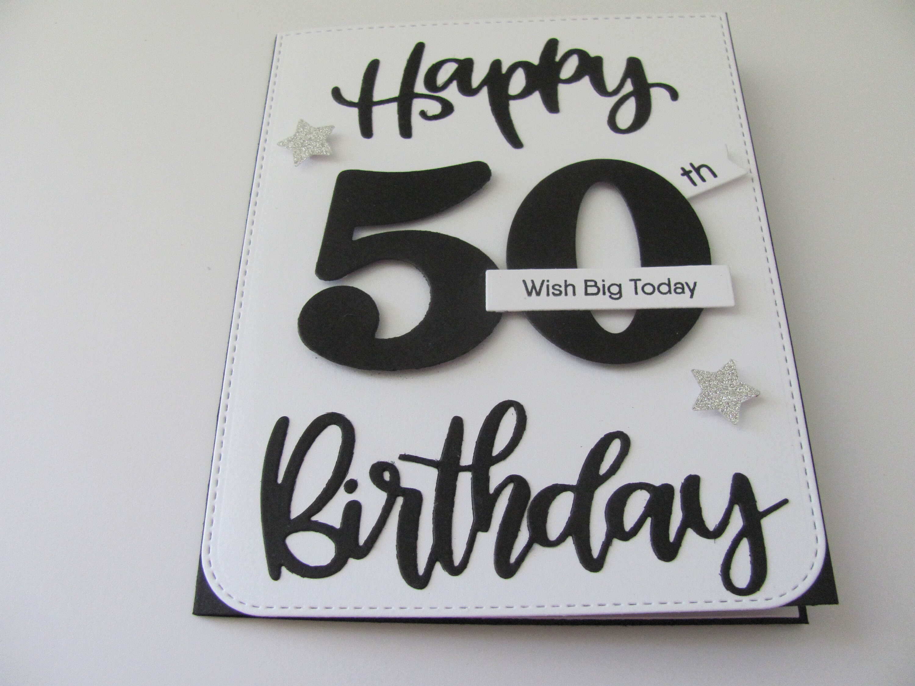 Happy 50th Birthday Card, Wish Big Today Card, 50th Birthday Card ...