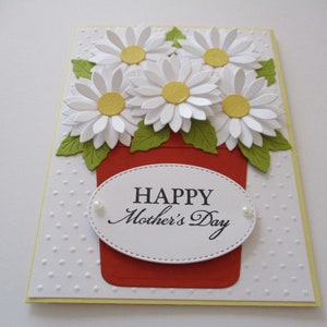 Mother's Day Cards, Mother Day Flower Pot Card, Mother's Day Card ...