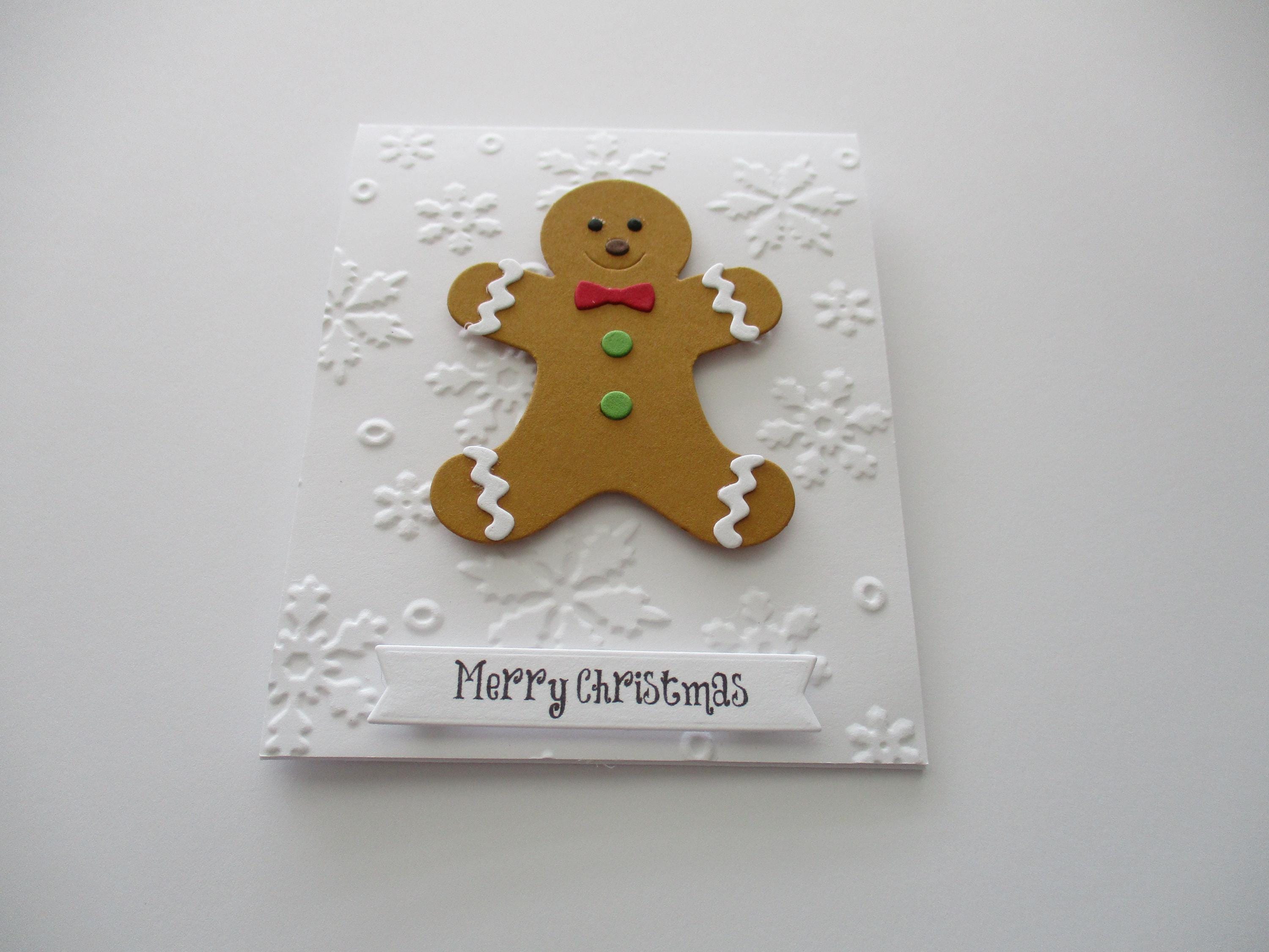 Gingerbread Man Card Holder, Gift Cards, Money Holders, Christmas Gift ...