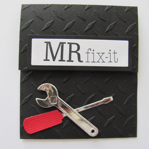 Mr Fix It Birthday Card - Etsy