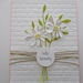 Handmade Sympathy Card, Condolence Card, With Sympathy Card, Embossed ...