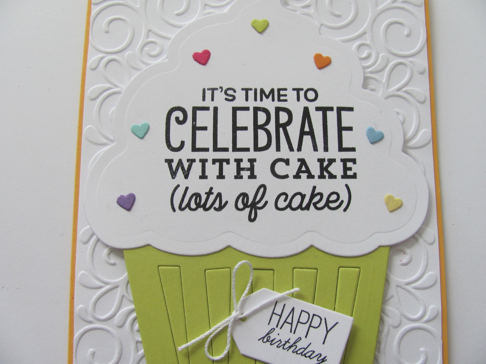 Cupcake Card, Handmade Birthday Card, Birthday Cupcake Card, Birthday ...