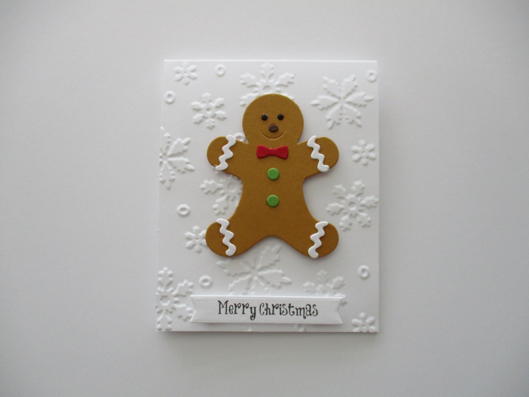 Gingerbread Man Card Holder, Gift Cards, Money Holders, Christmas Gift ...