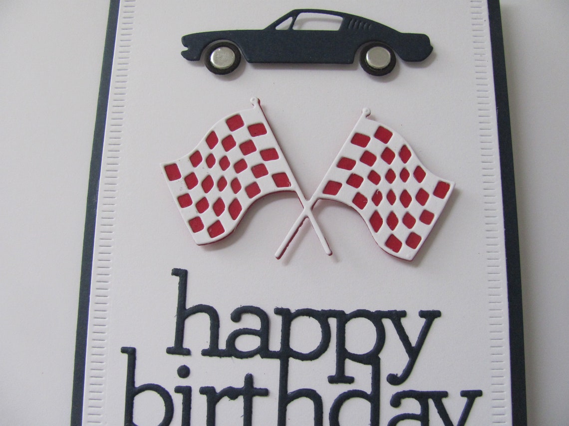Mustang Birthday Card Birthday Car Card Happy Birthday Car - Etsy