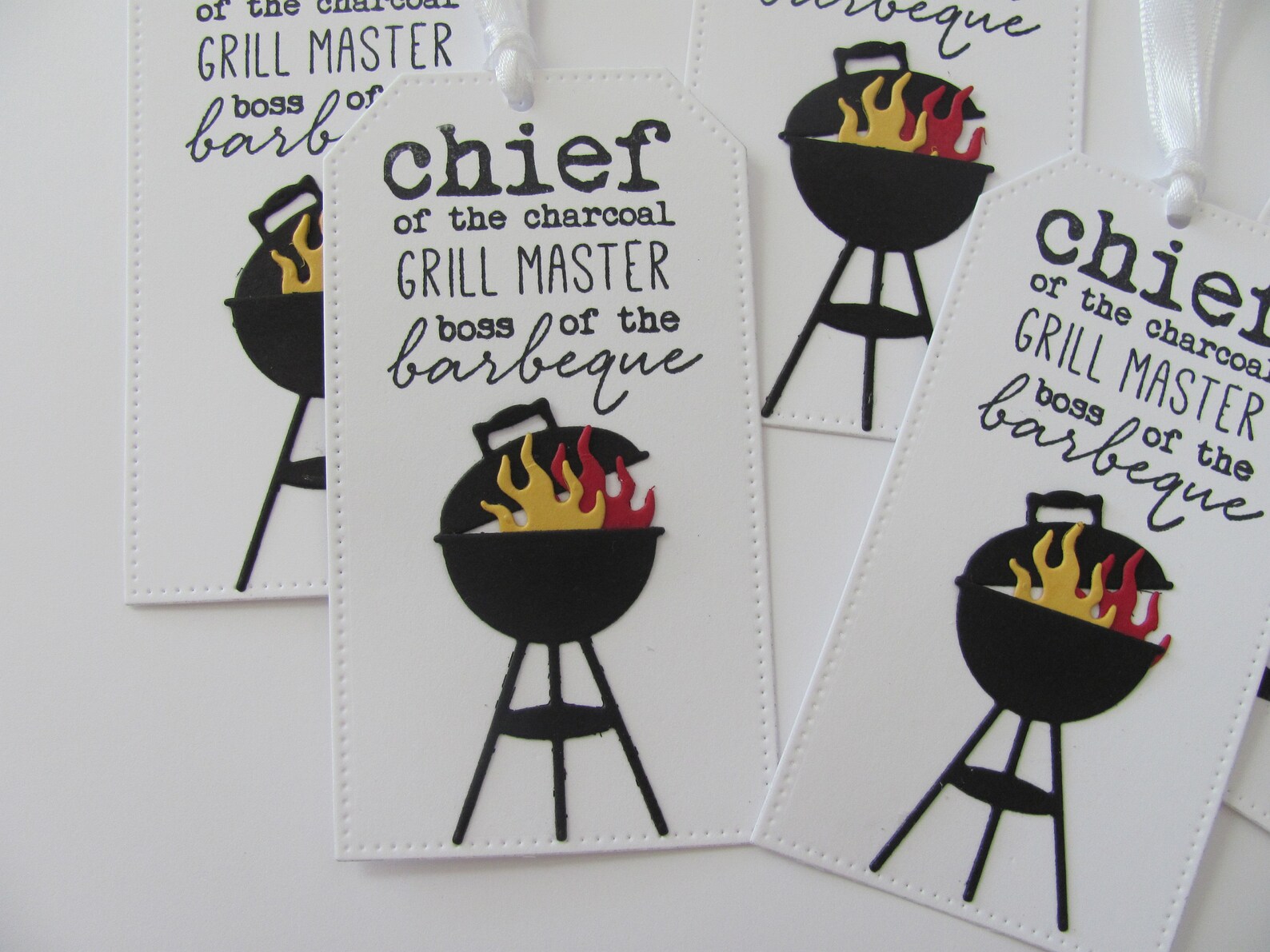 Father's Day Tags Father's Day Barbeque Grill Tags | Etsy