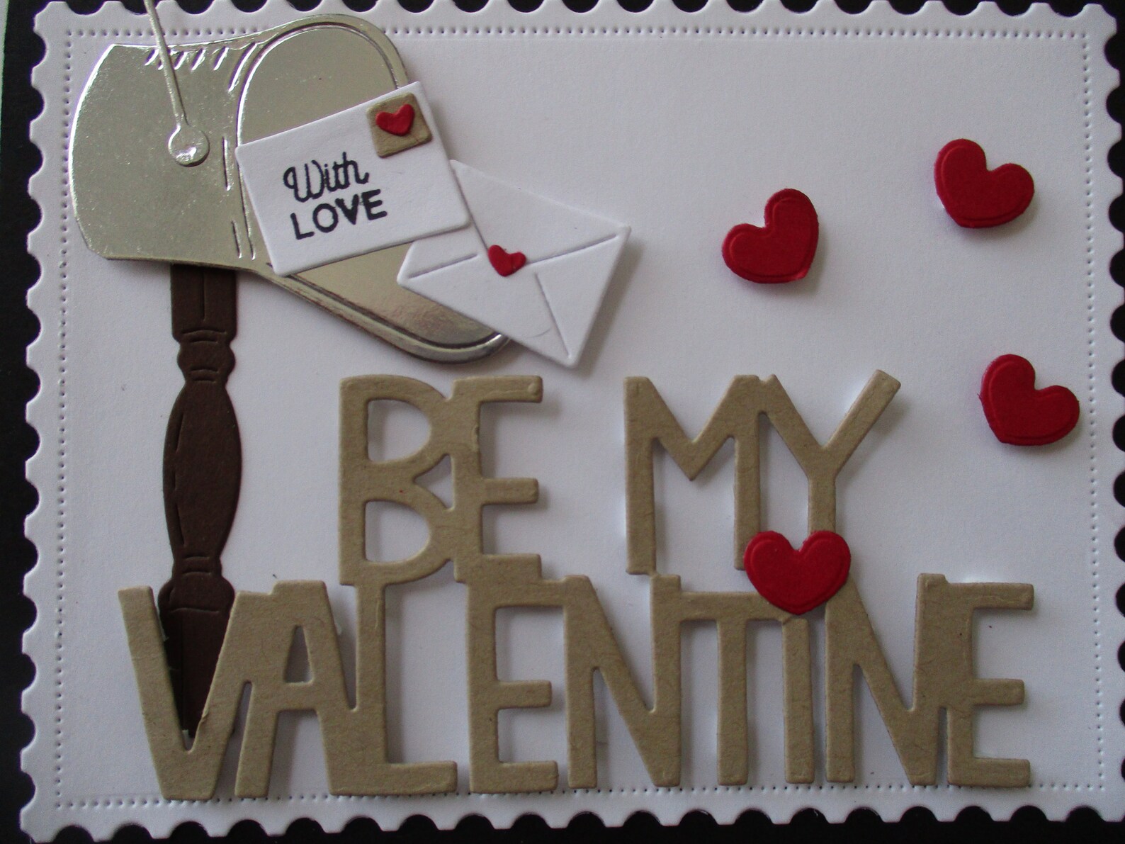 Valentine's Day Love Letter Card, Be My Valentine Card, Valentine's Day ...